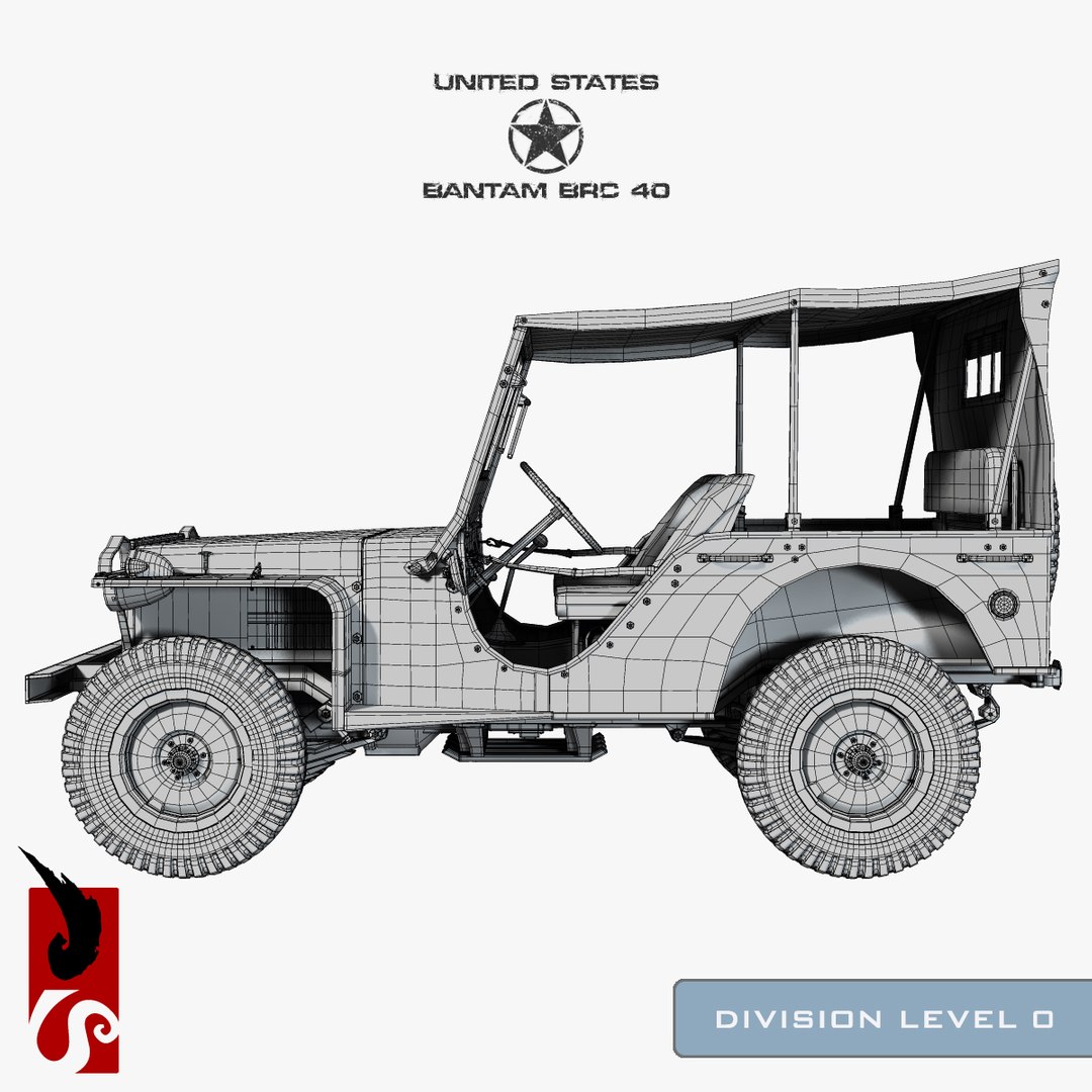 united states bantam brc 3d model