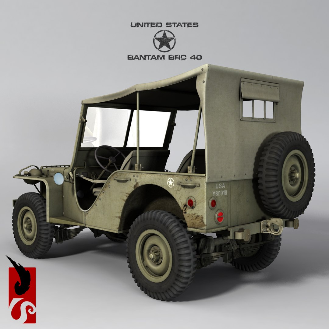 united states bantam brc 3d model