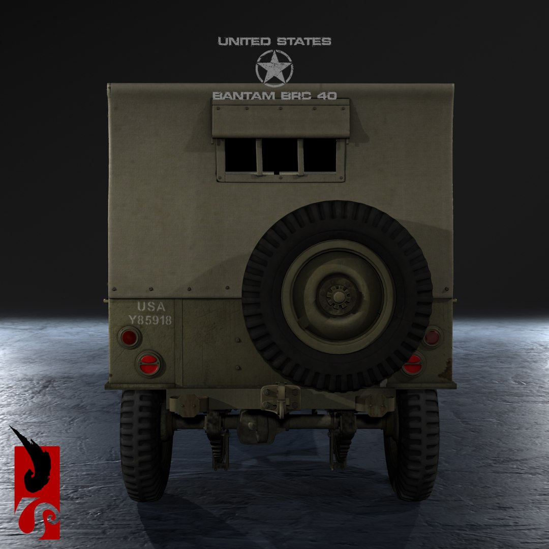 United States Bantam Brc 3d Model
