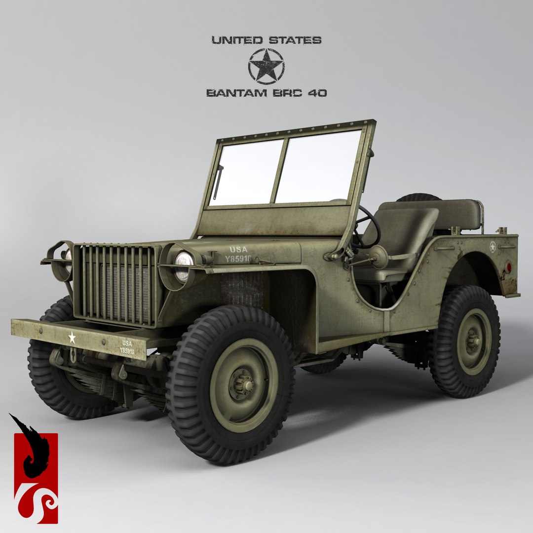 united states bantam brc 3d model