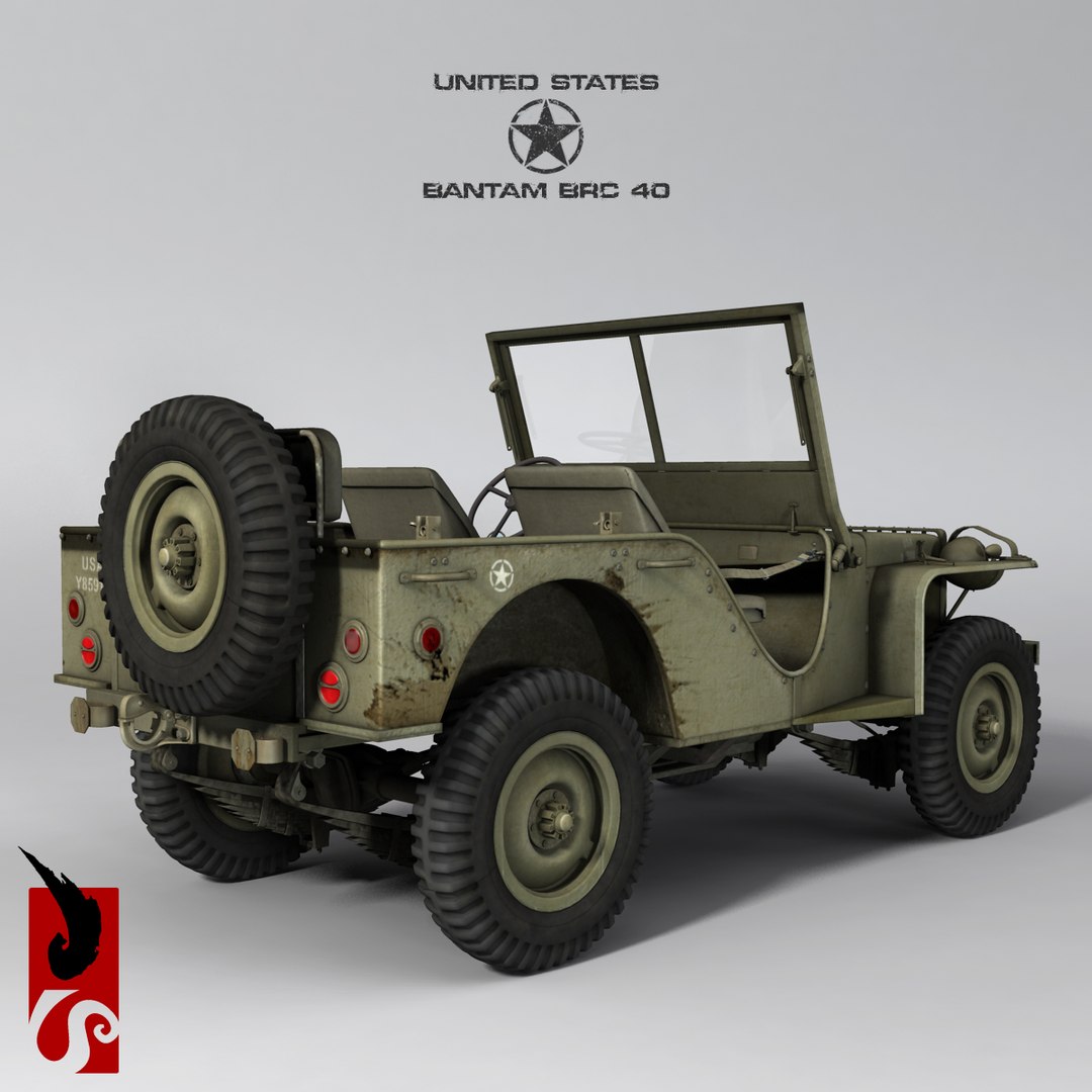 united states bantam brc 3d model