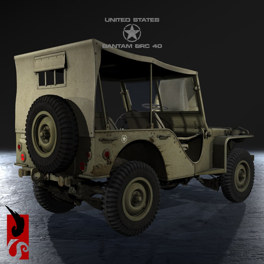 United States Bantam Brc 3d Model