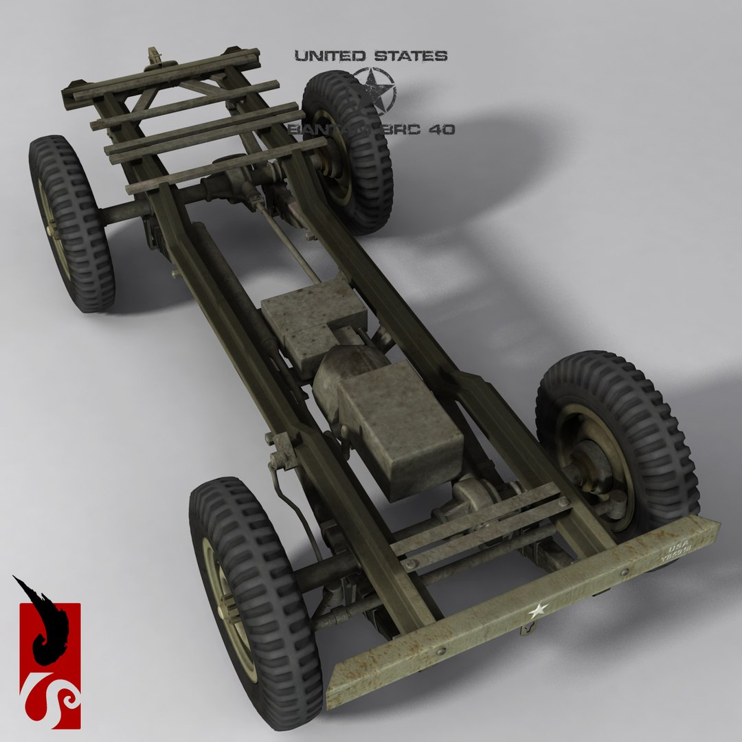 united states bantam brc 3d model