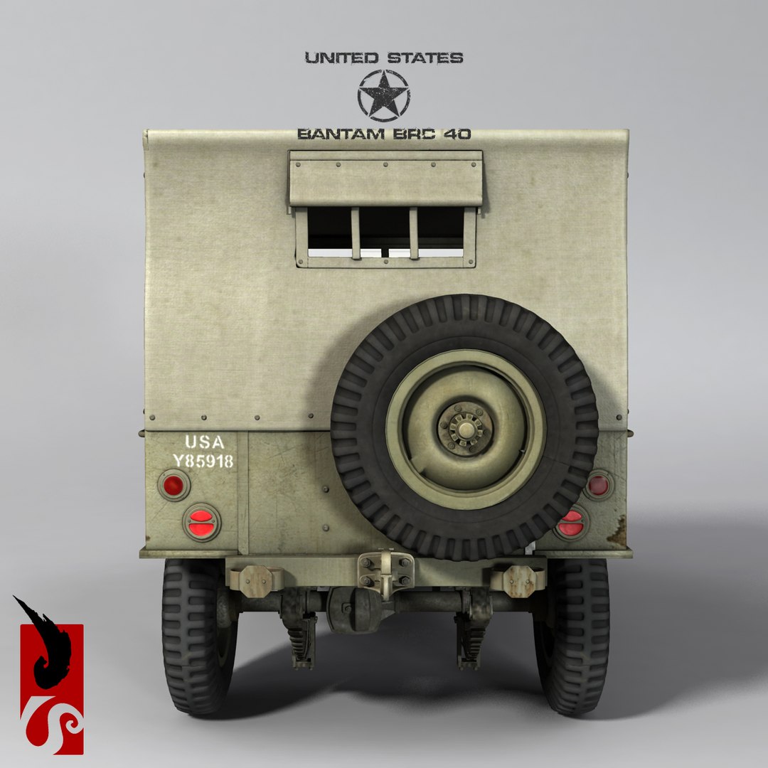 united states bantam brc 3d model