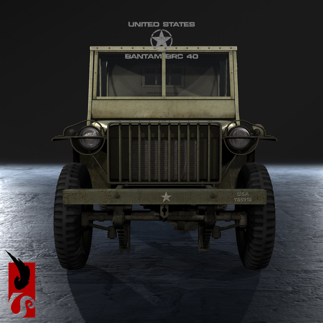 United States Bantam Brc 3d Model