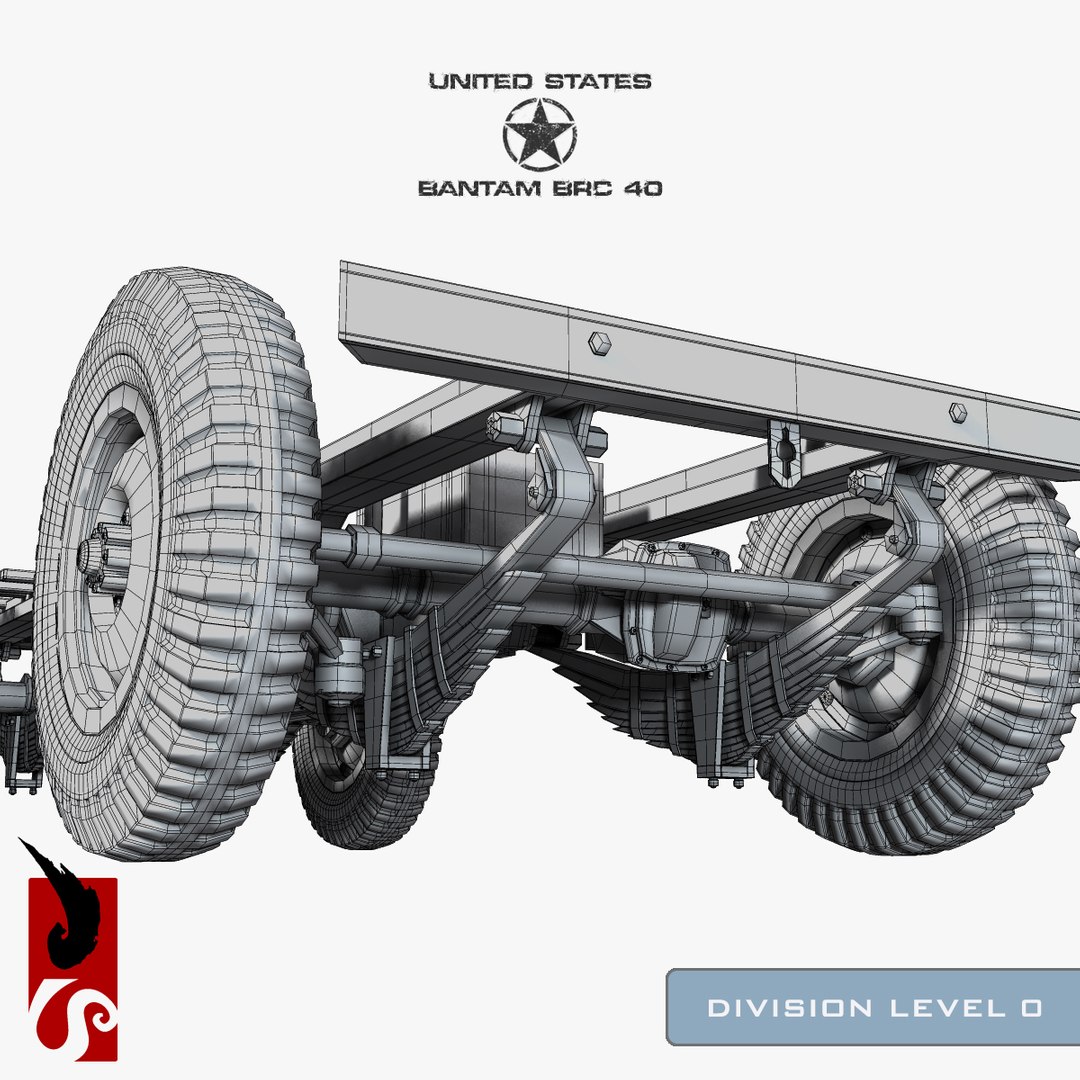 united states bantam brc 3d model