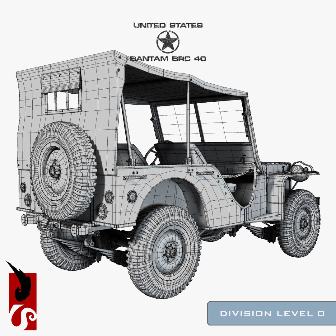 united states bantam brc 3d model