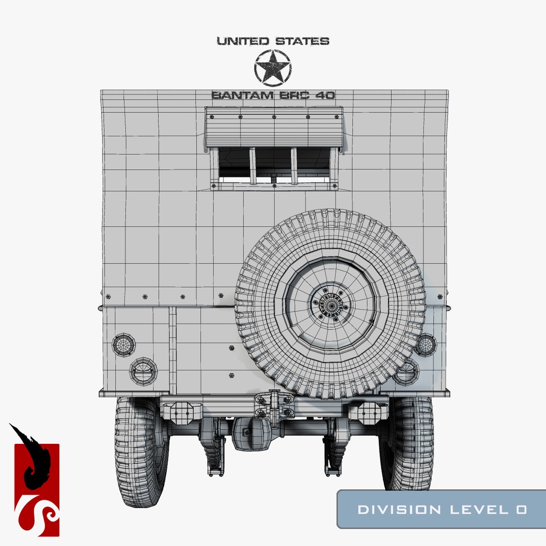united states bantam brc 3d model