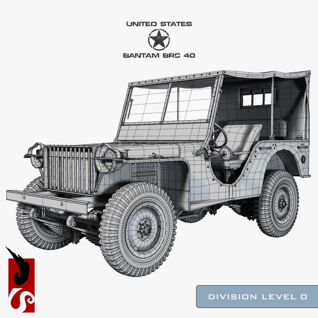 united states bantam brc 3d model