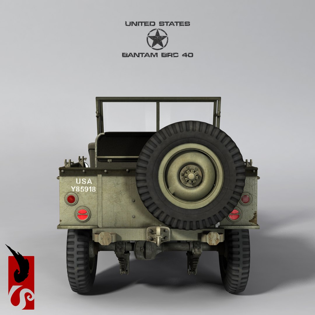 united states bantam brc 3d model