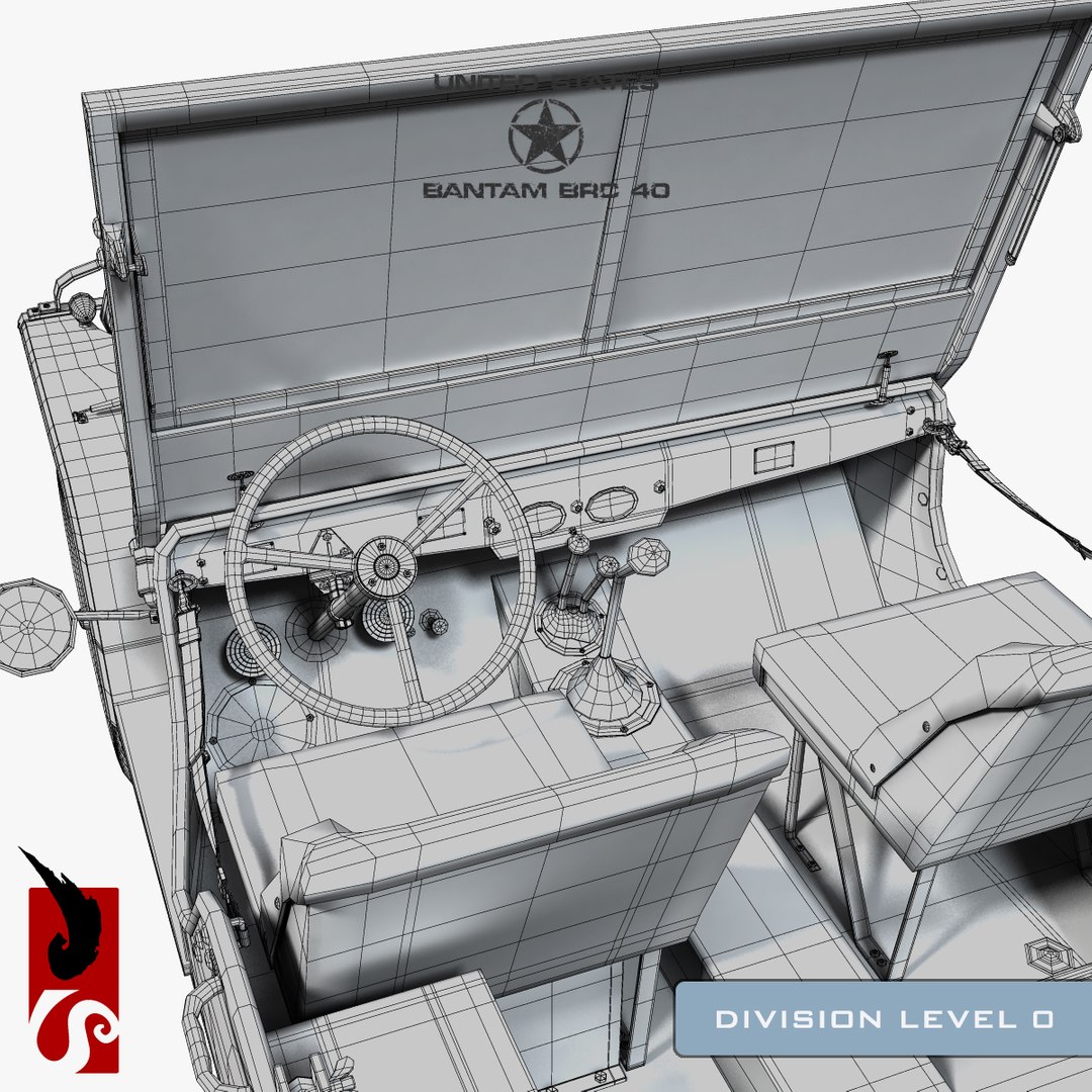 united states bantam brc 3d model