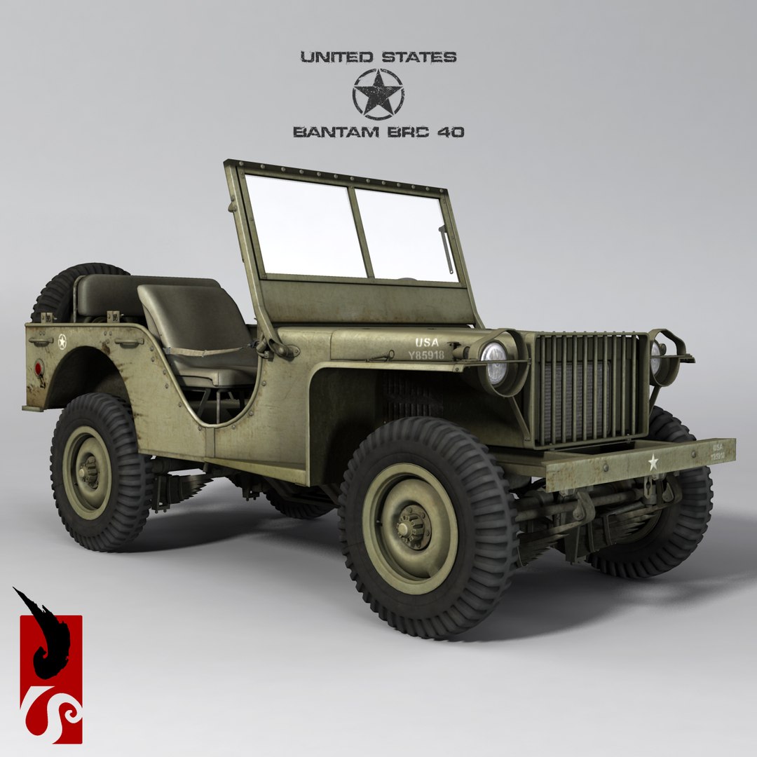united states bantam brc 3d model