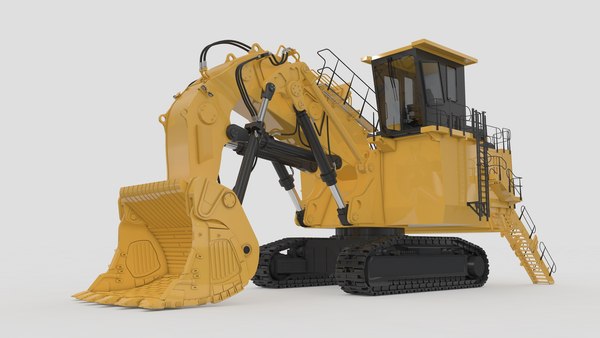 3D mining excavator - TurboSquid 1621190