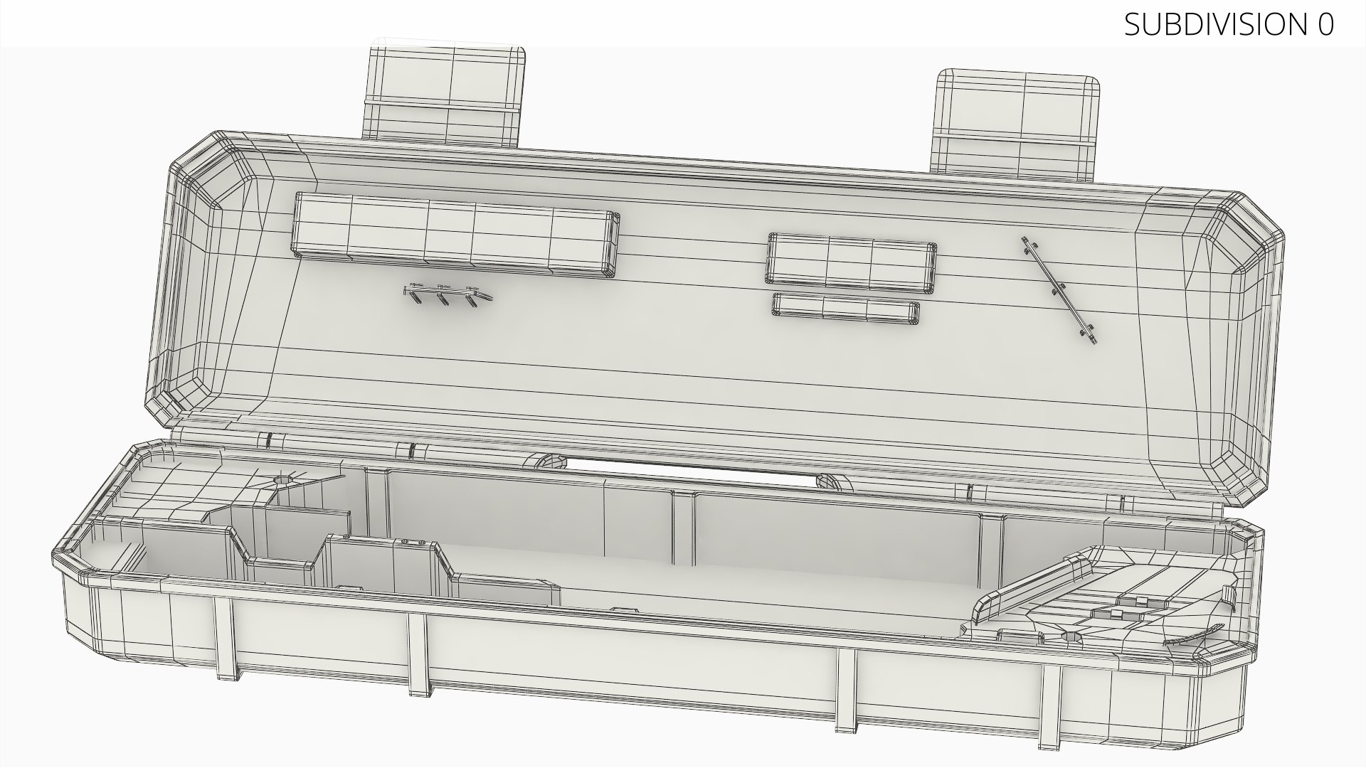 UAV Transport Case With Control Panel Gray 3D Model - TurboSquid 2498834