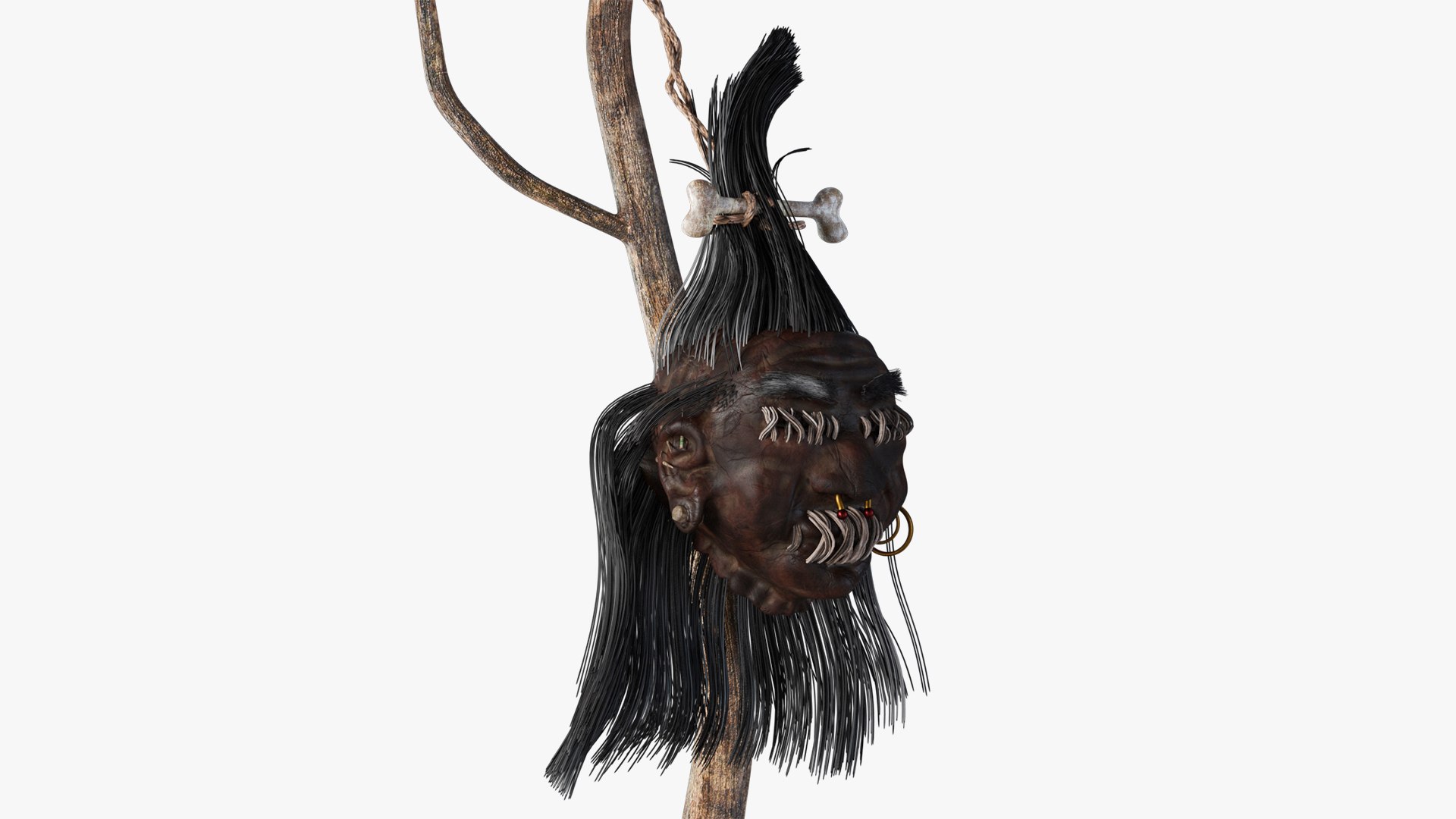 3D Shrunken Head - TurboSquid 1742753