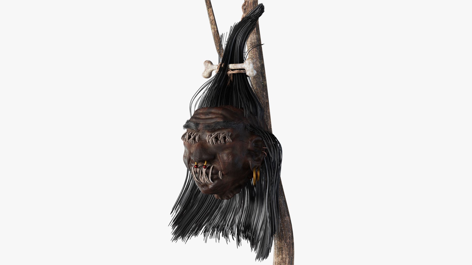 3D Shrunken Head - TurboSquid 1742753