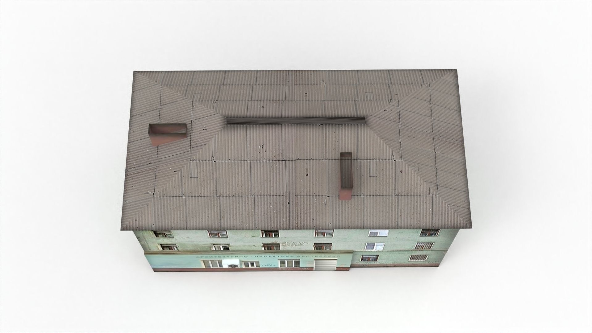 3D Three-storey Residential Building - TurboSquid 1727437