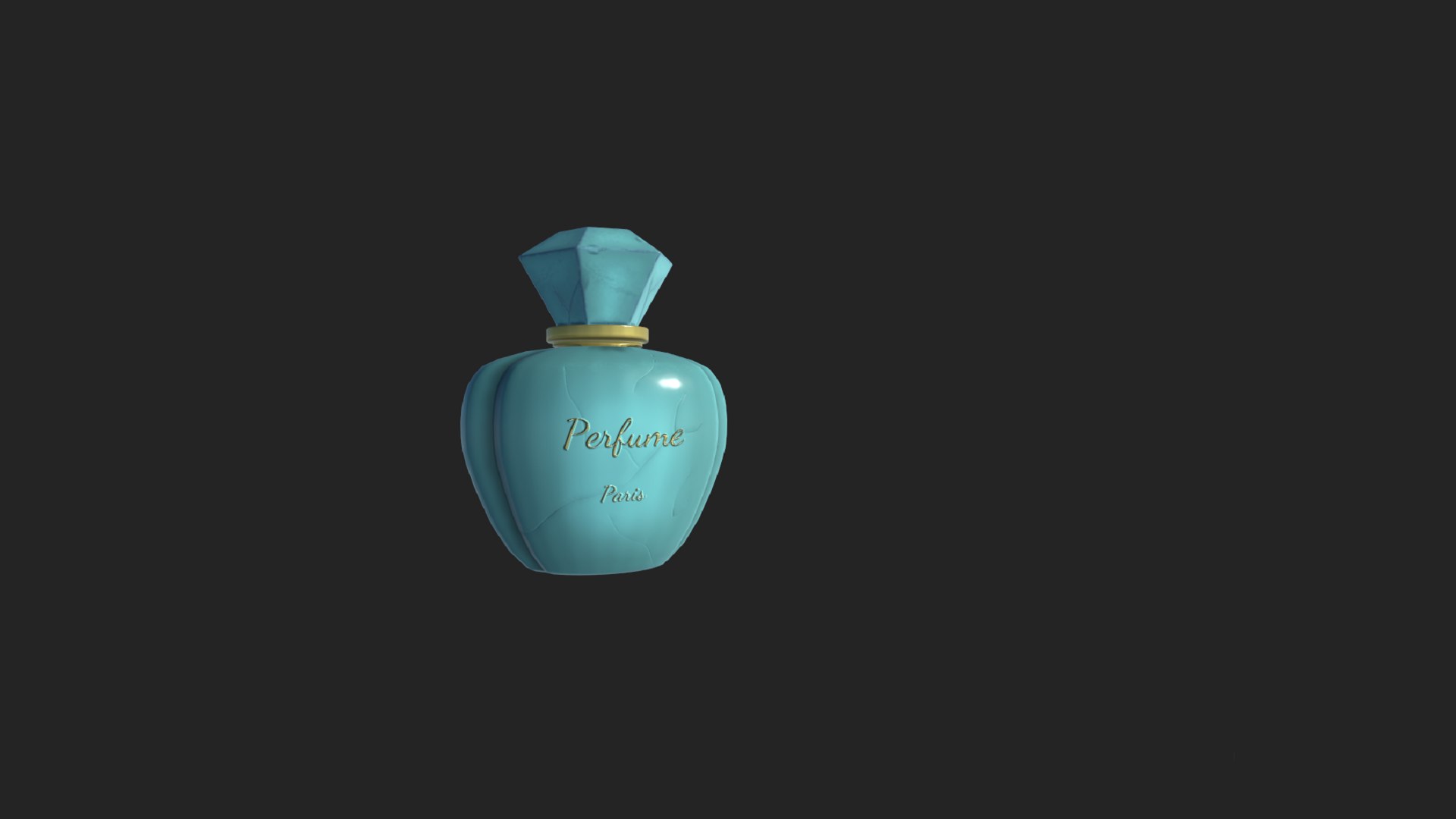 Stylized Perfume Bottle PBR Low-poly Game Ready Low-poly 3D Model Model ...