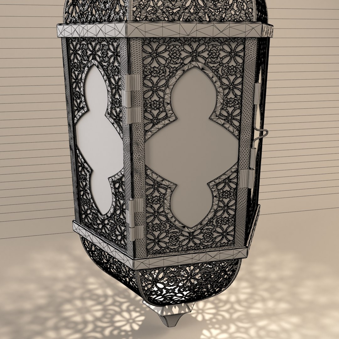 Moroccan Lantern 3D Model - TurboSquid 1160419