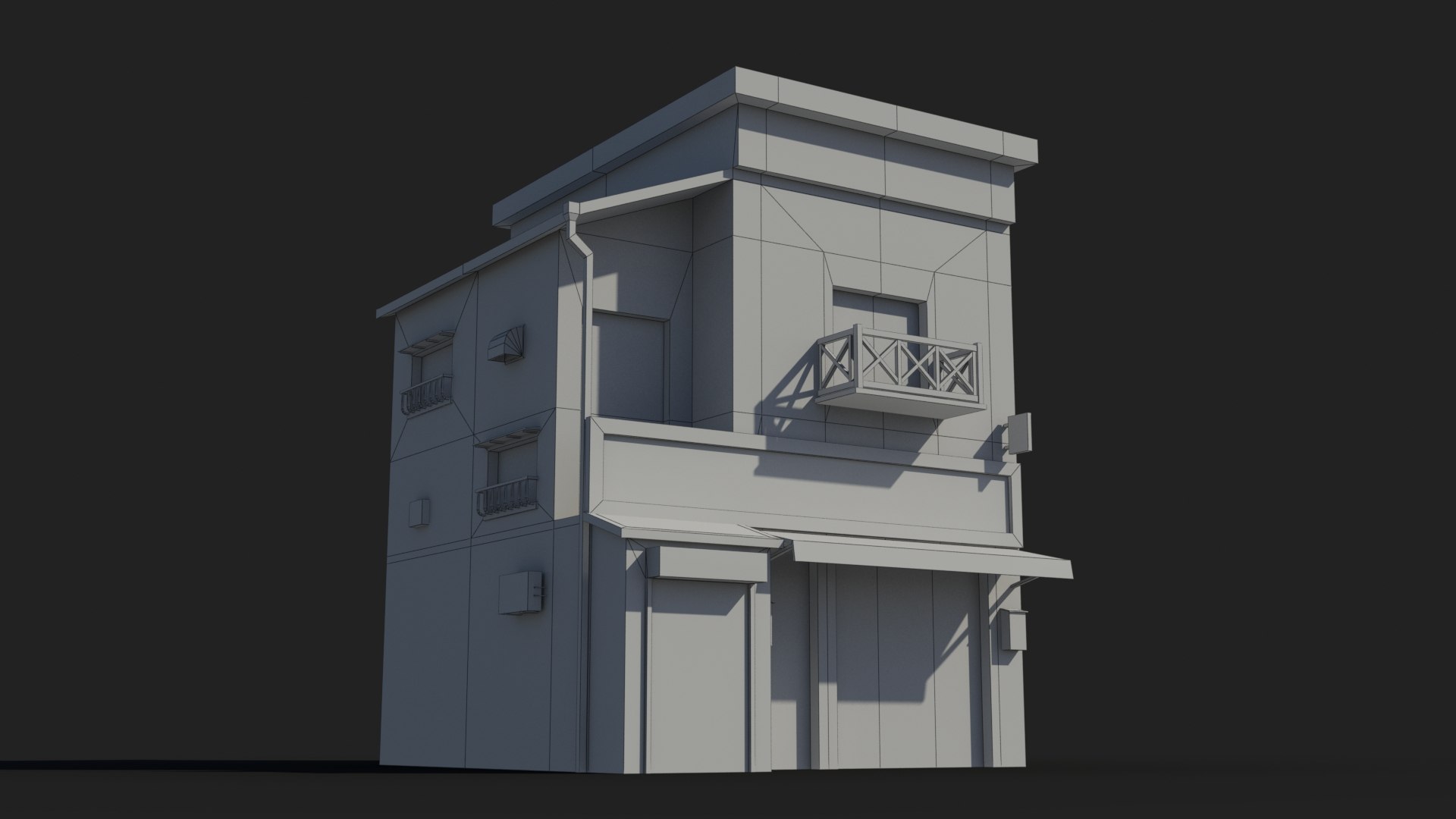 Japanese House X21 3D Model - TurboSquid 1989607