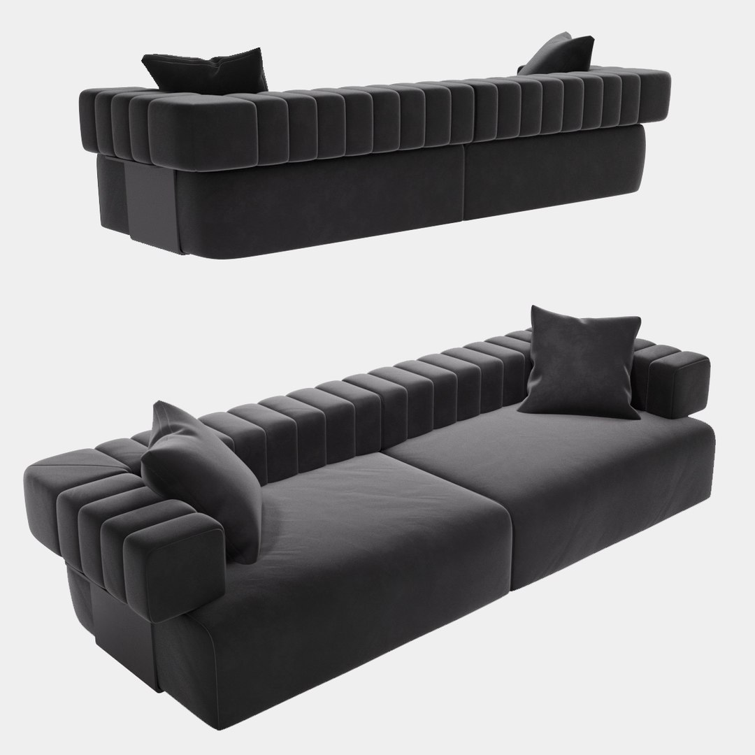 3D Fendi Casa Sofa Truman - TurboSquid 2012702