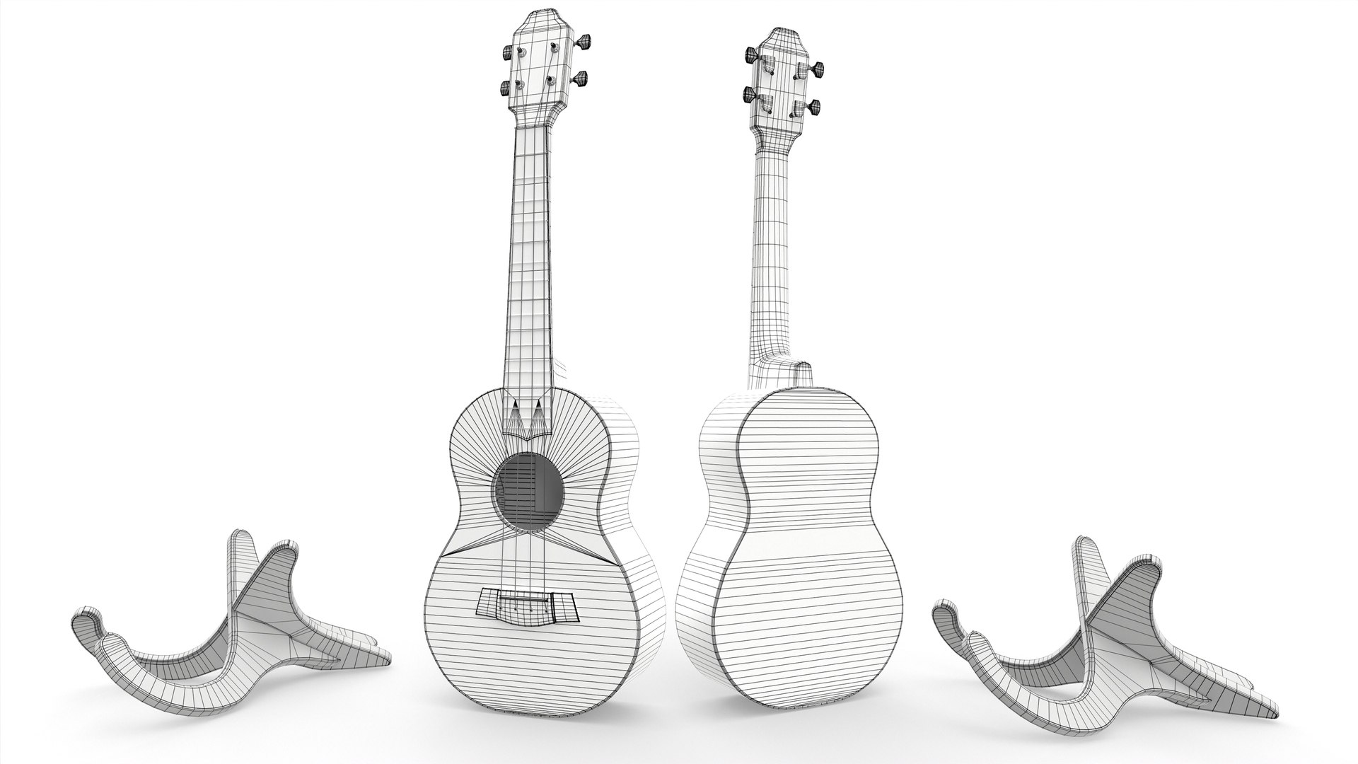 Ukulele Musical Instrument 3D - TurboSquid 1545549