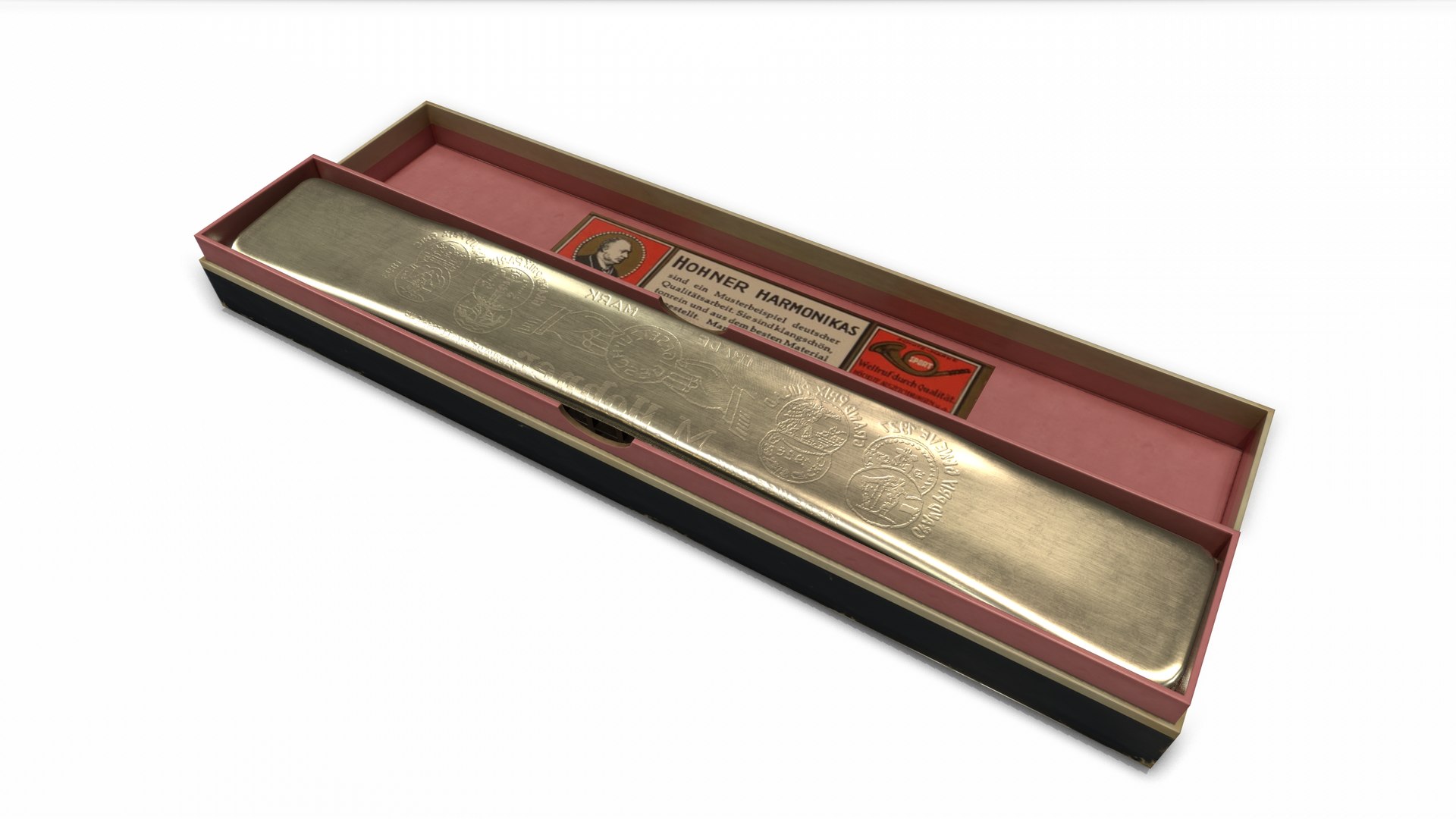 M Hohner Harmonica Model - TurboSquid 1859960