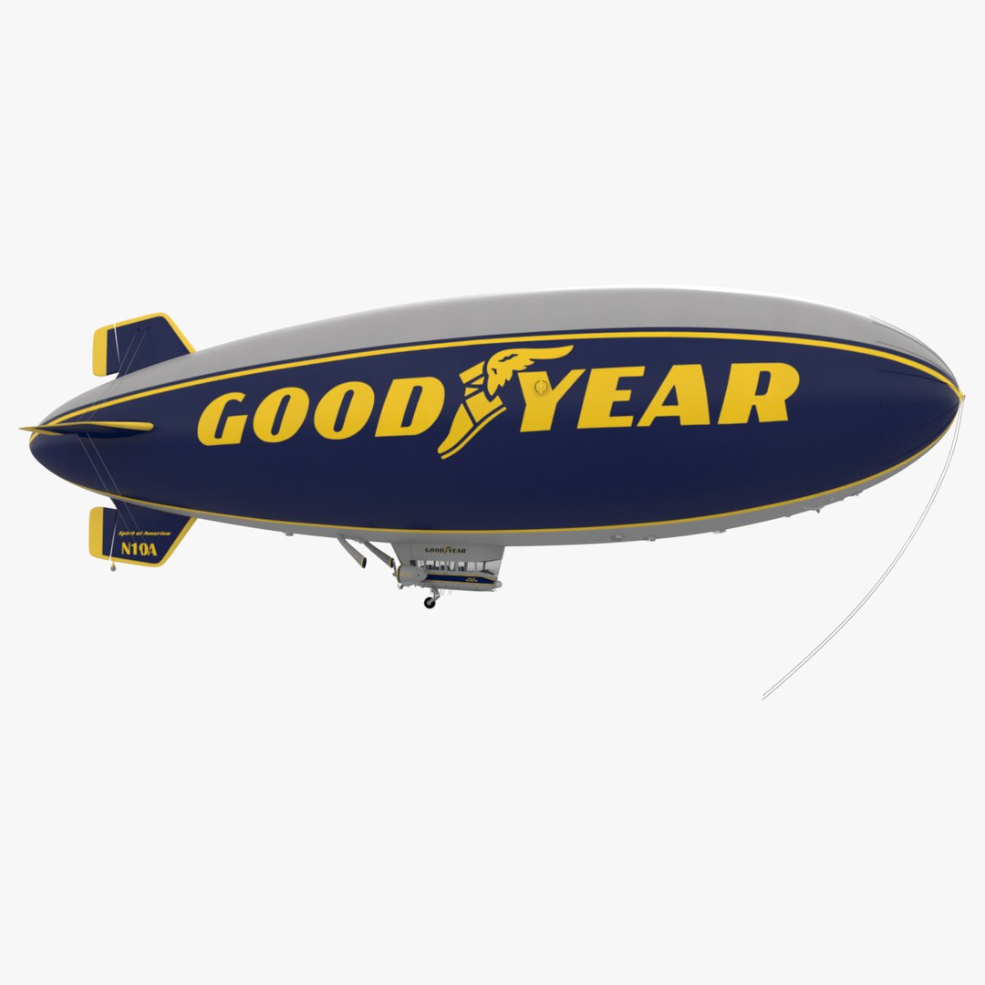 3d Good Year Blimp