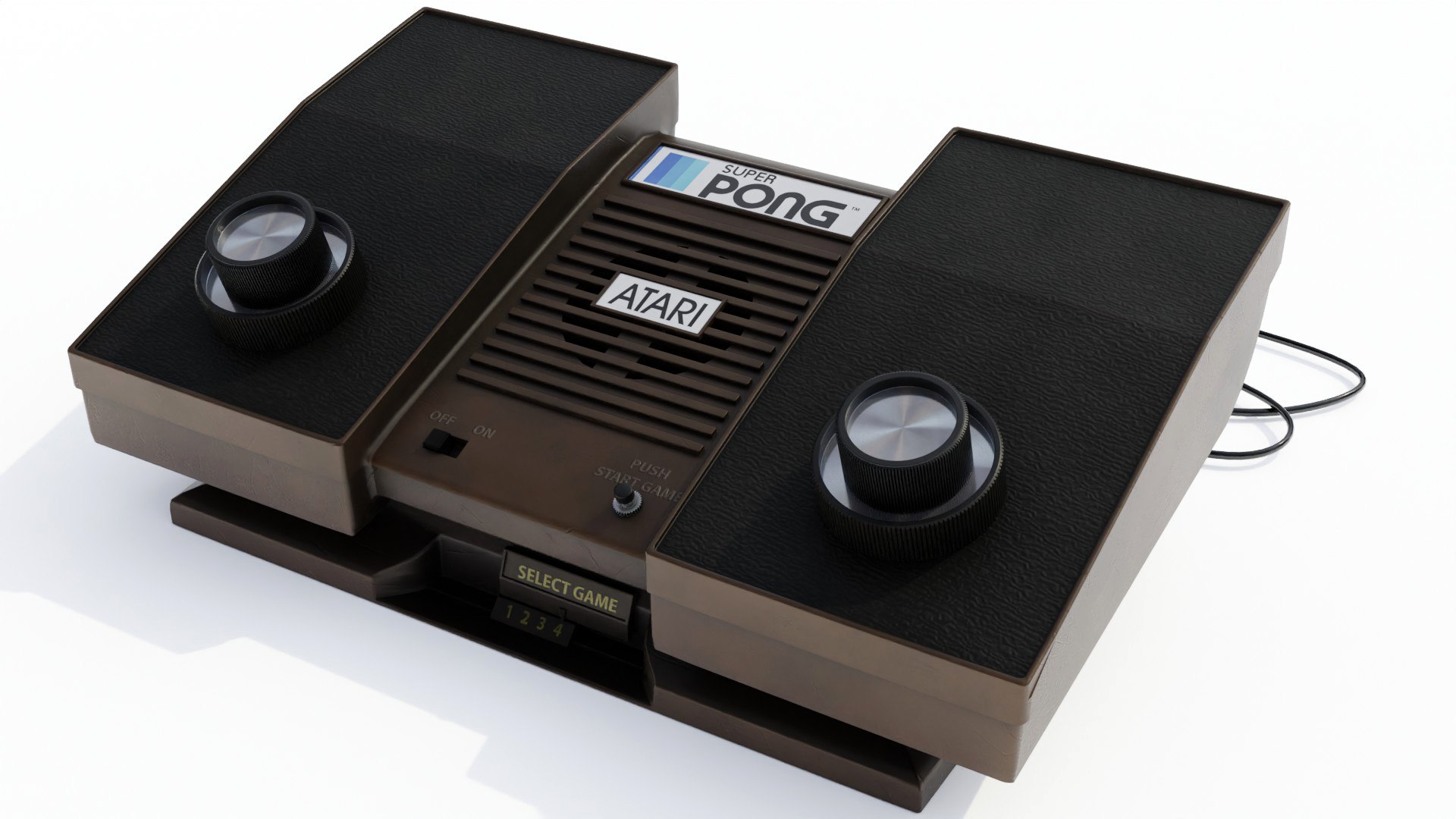 3D Atari Super Pong Model - TurboSquid 1859697