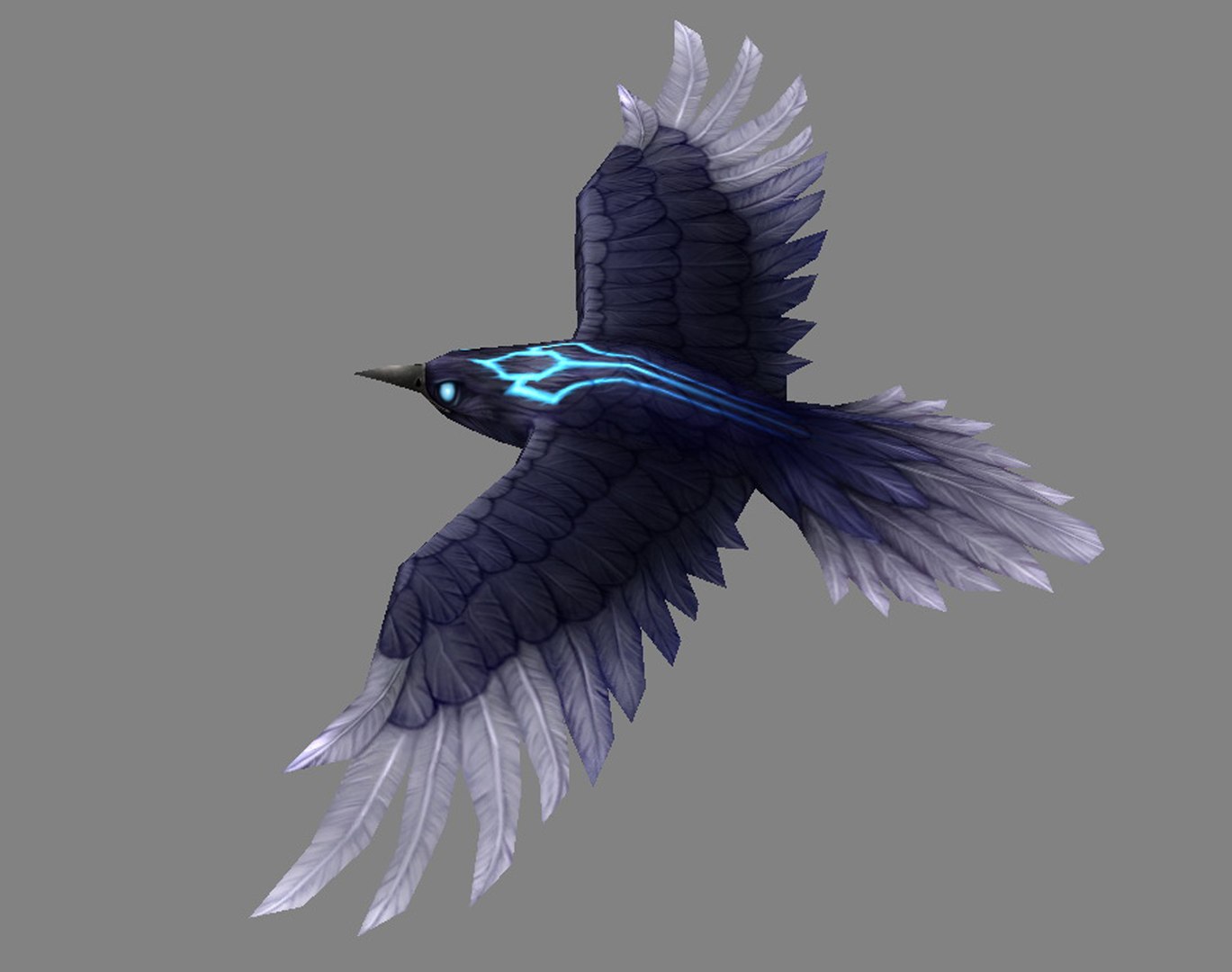 Cartoon Crow - Raven - Black Bird Monster 3D - TurboSquid 1725944