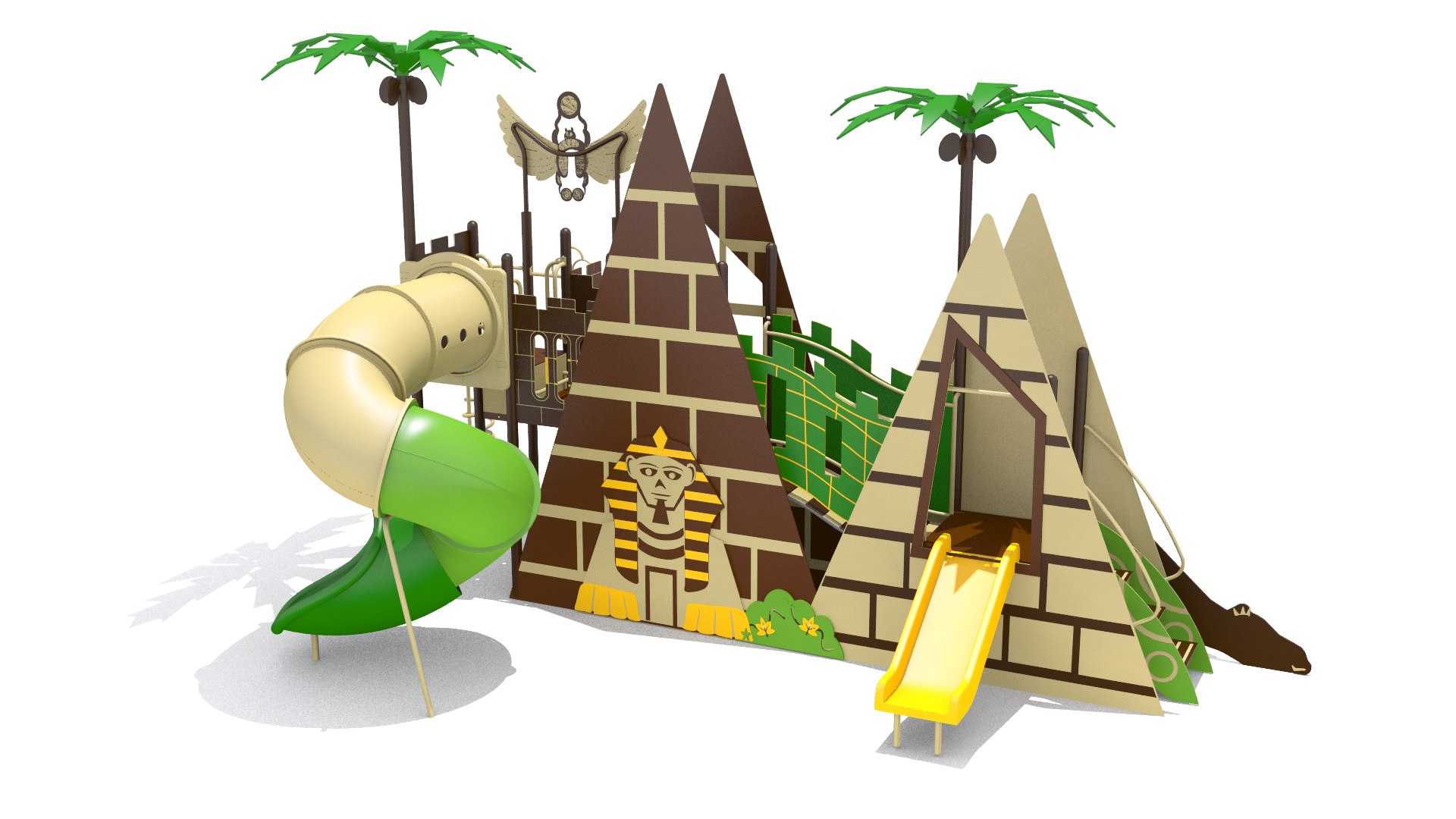 3D model Pyramid Playground - TurboSquid 1777190