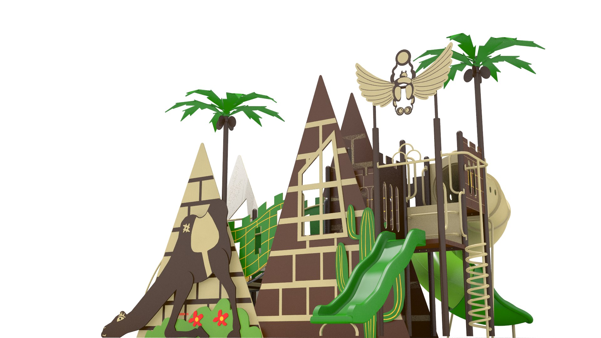 3D model Pyramid Playground - TurboSquid 1777190