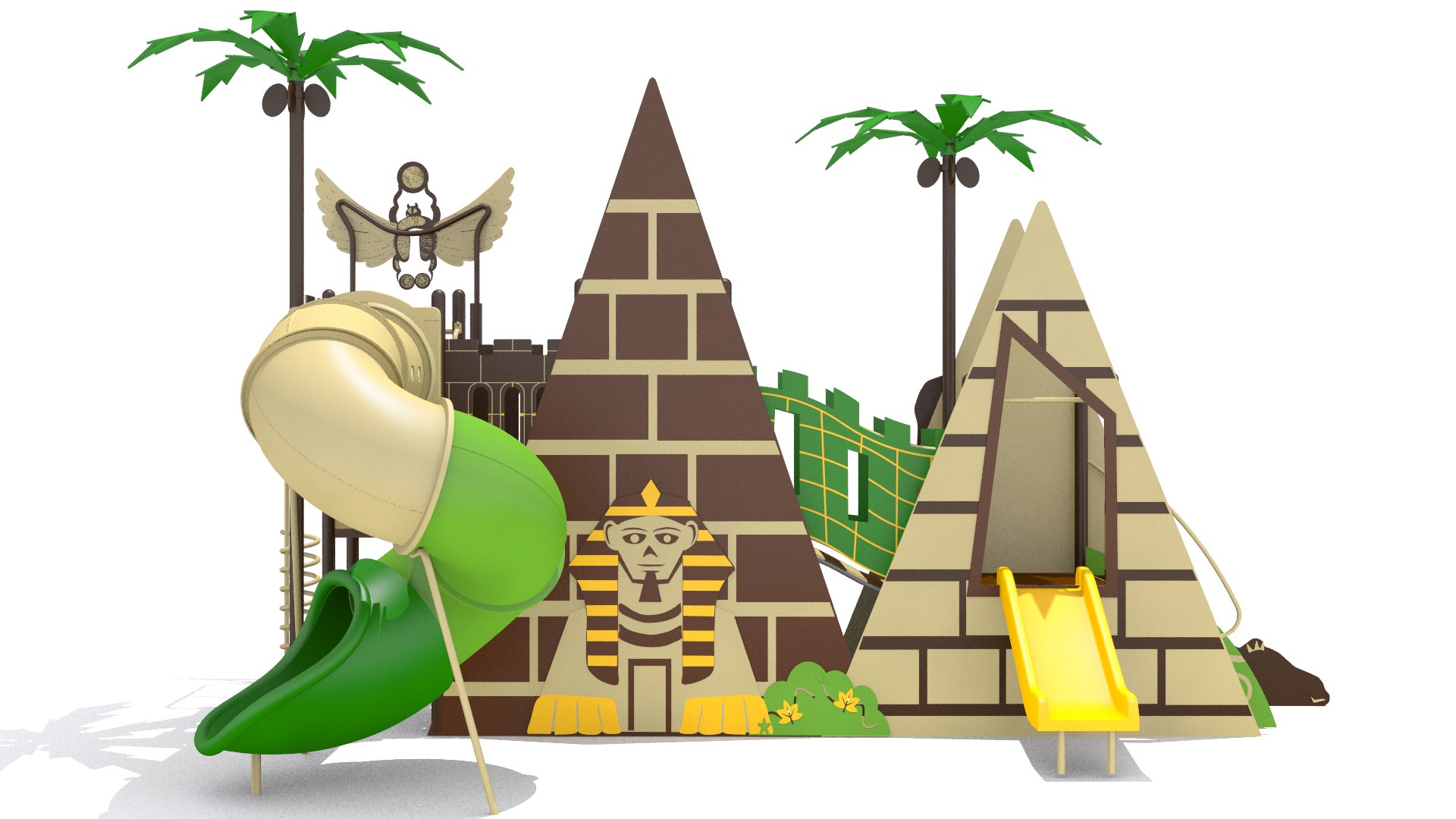 3D model Pyramid Playground - TurboSquid 1777190