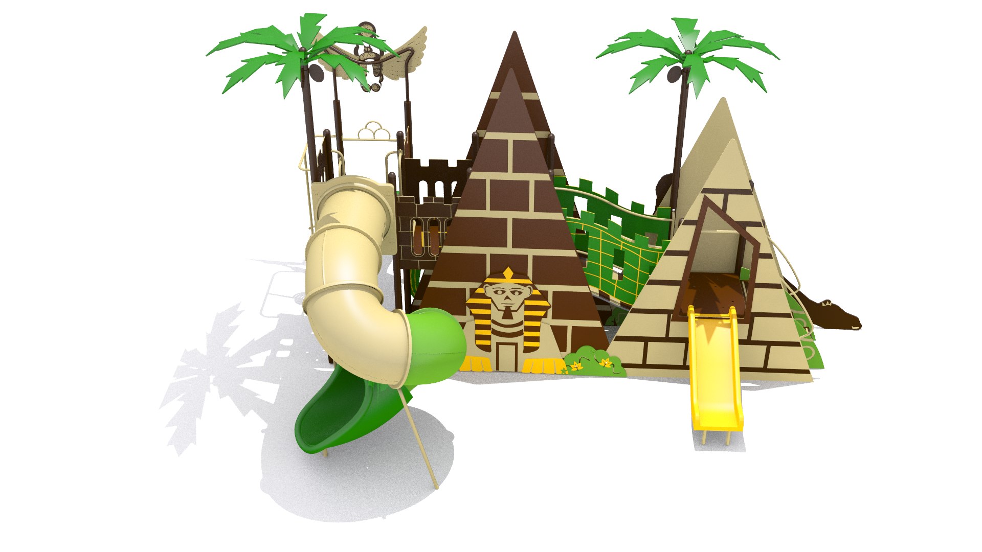 3D model Pyramid Playground - TurboSquid 1777190