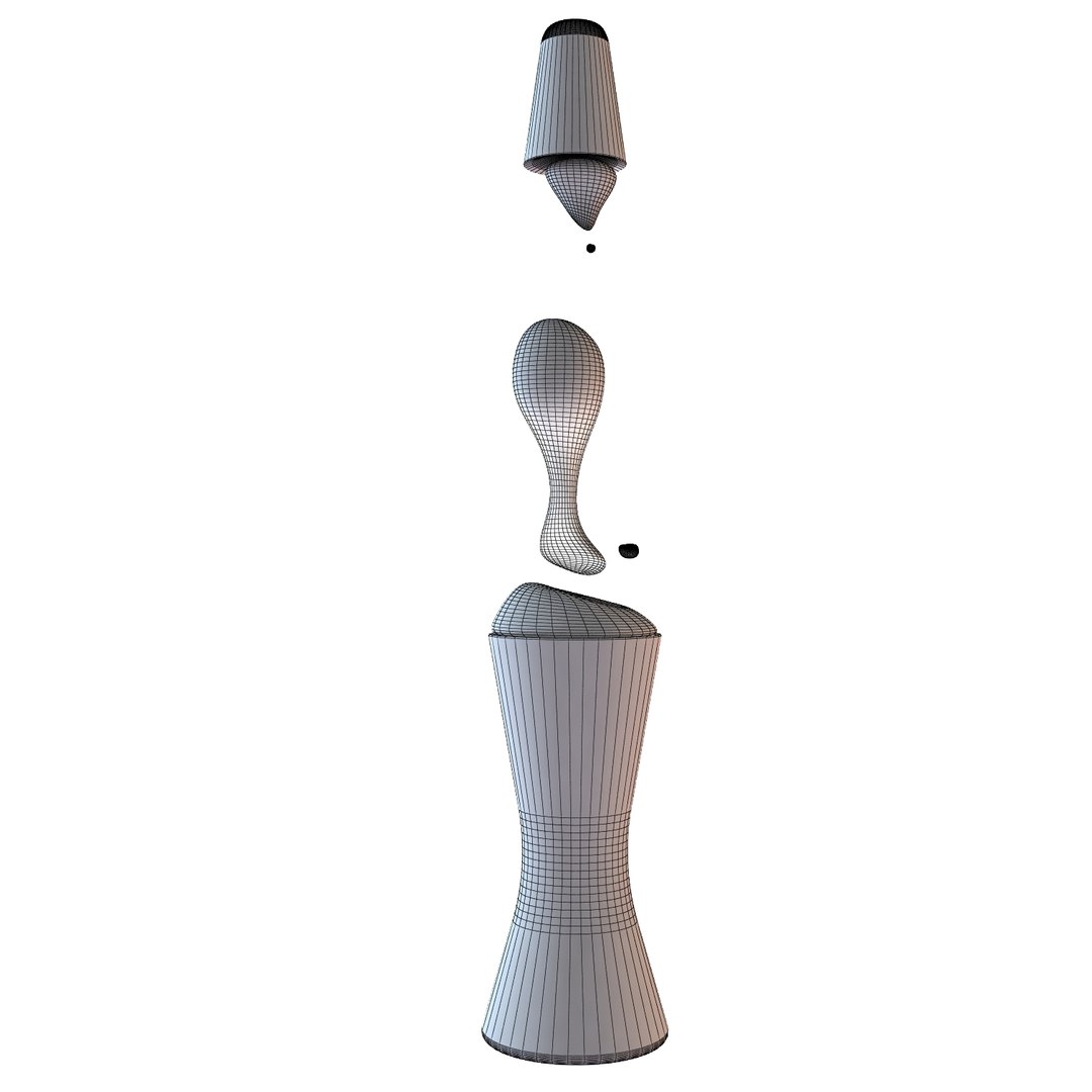 Realistic Lava Lamp 3d Model