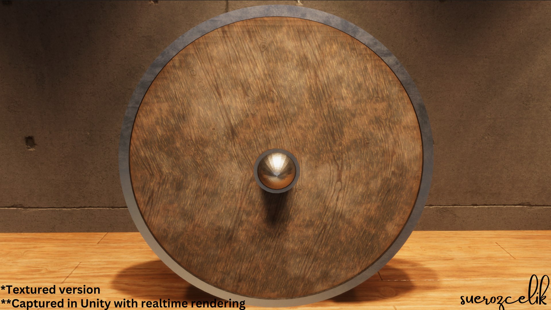 3D Round Shield - Lowpoly Textured and Colorbased - TurboSquid 2053545
