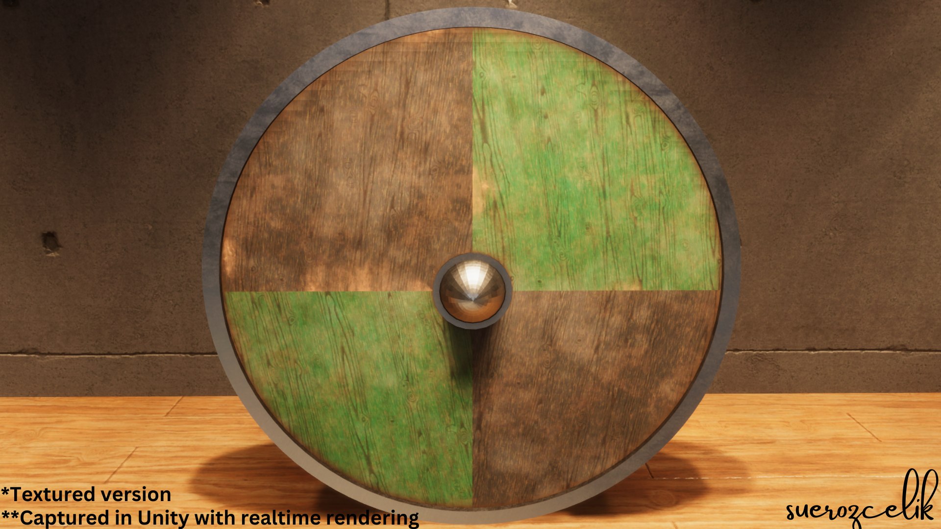 3D Round Shield - Lowpoly Textured And Colorbased - TurboSquid 2053545
