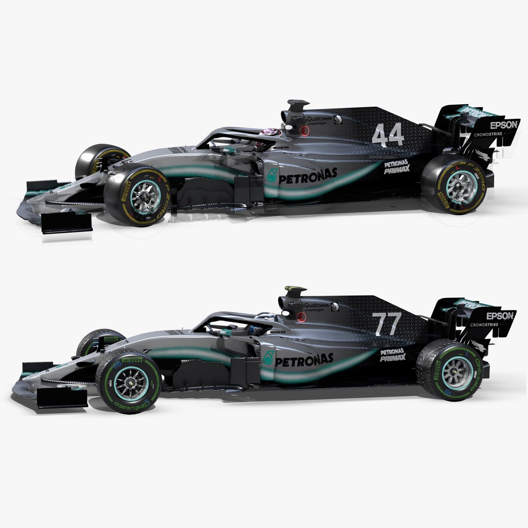 3D 2019 Mercedes F1 Model - TurboSquid 1471521