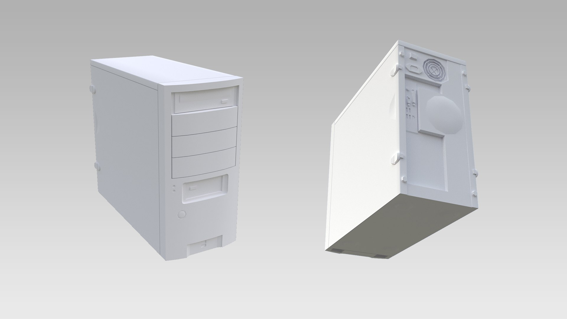 3D Pc Block - TurboSquid 1425647