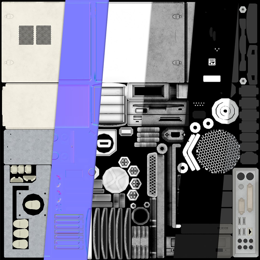 3D Pc Block - TurboSquid 1425647