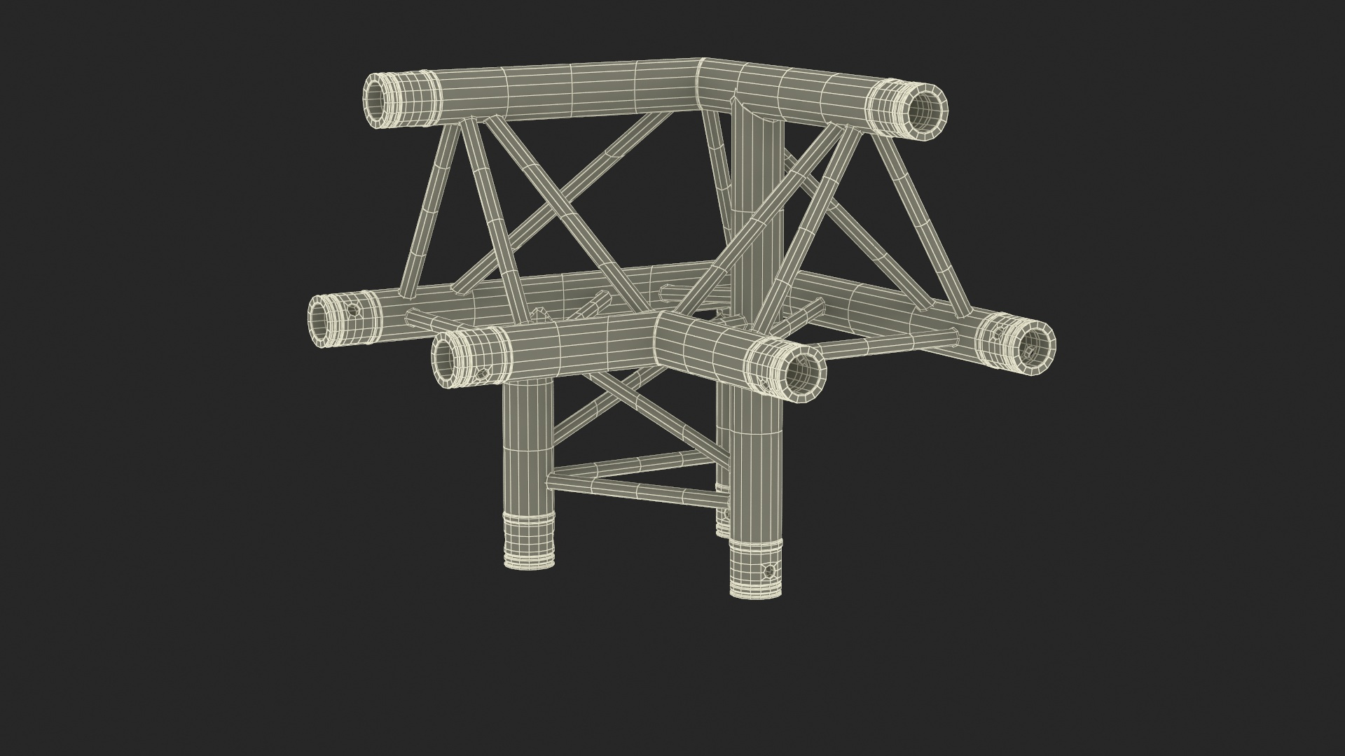 3D Construction Truss Modular Triangular - TurboSquid 2269690