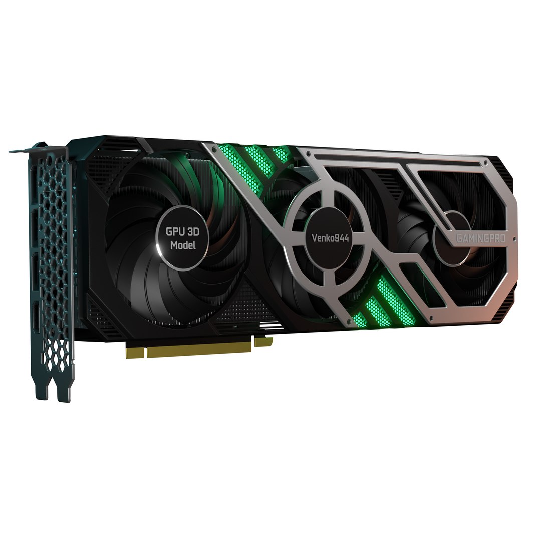 GPU 3D Model - RTX 3080 Palit Gamingpro 3D Model - TurboSquid 2104859