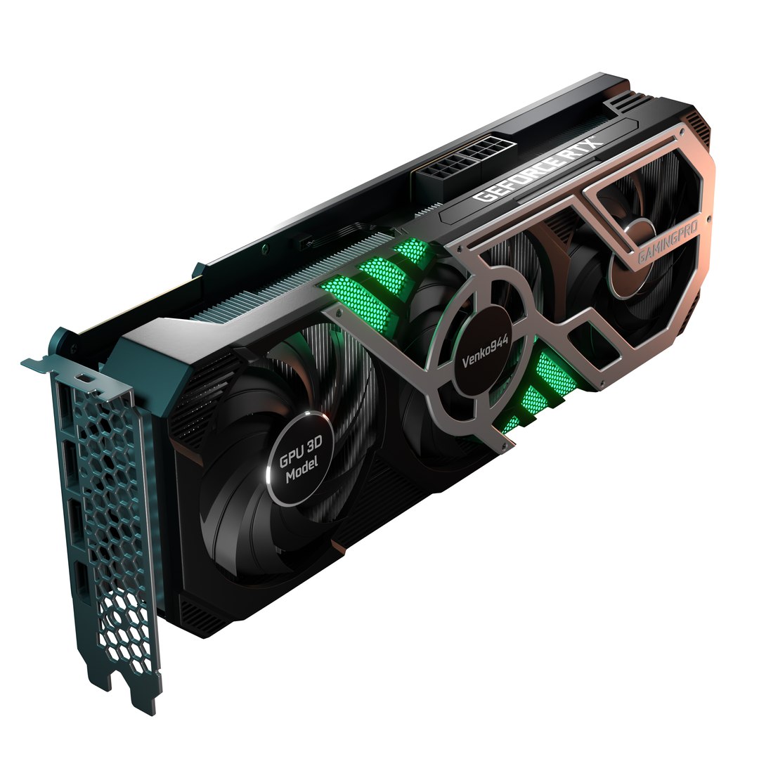 GPU 3D Model - RTX 3080 Palit Gamingpro 3D Model - TurboSquid 2104859