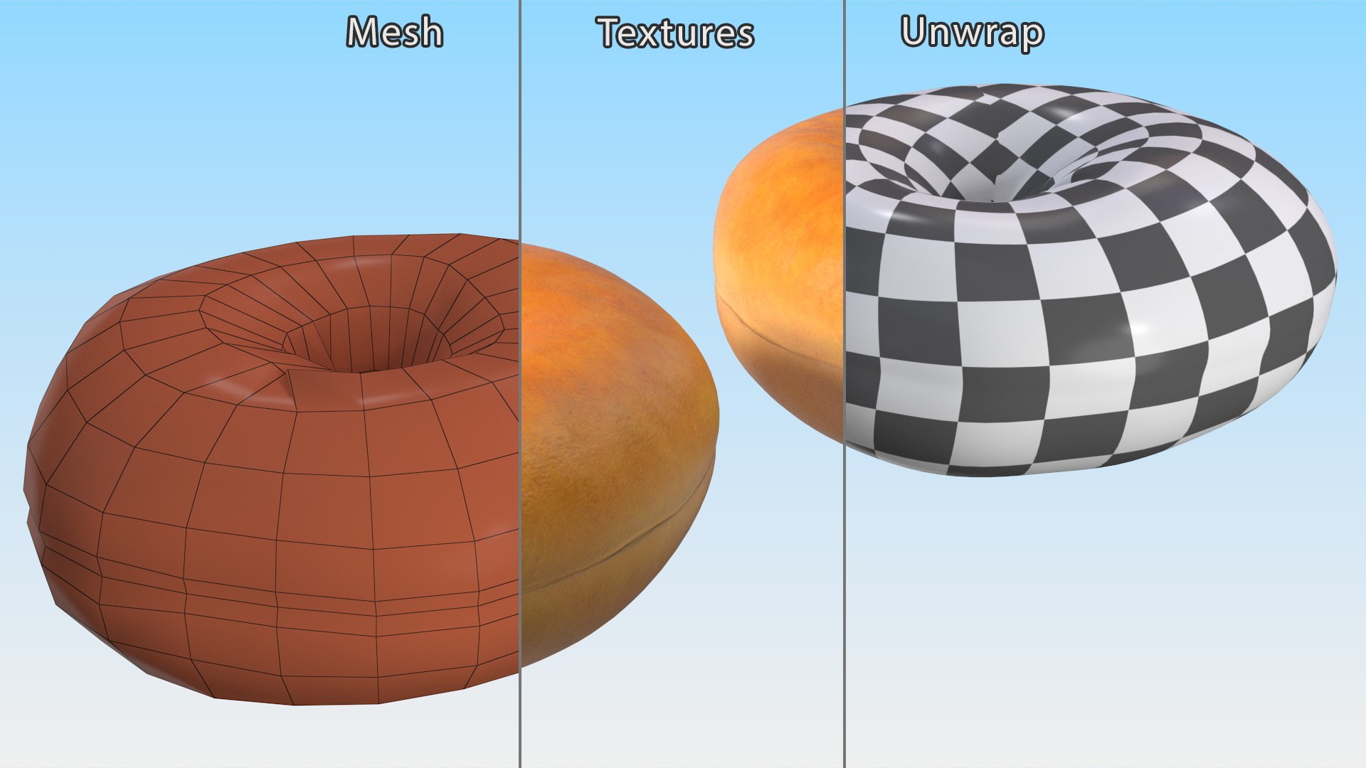 3D Model Classic Bagels - TurboSquid 2040982