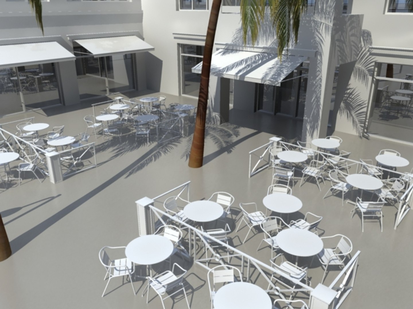 3d Model City Block Commercial Building Office