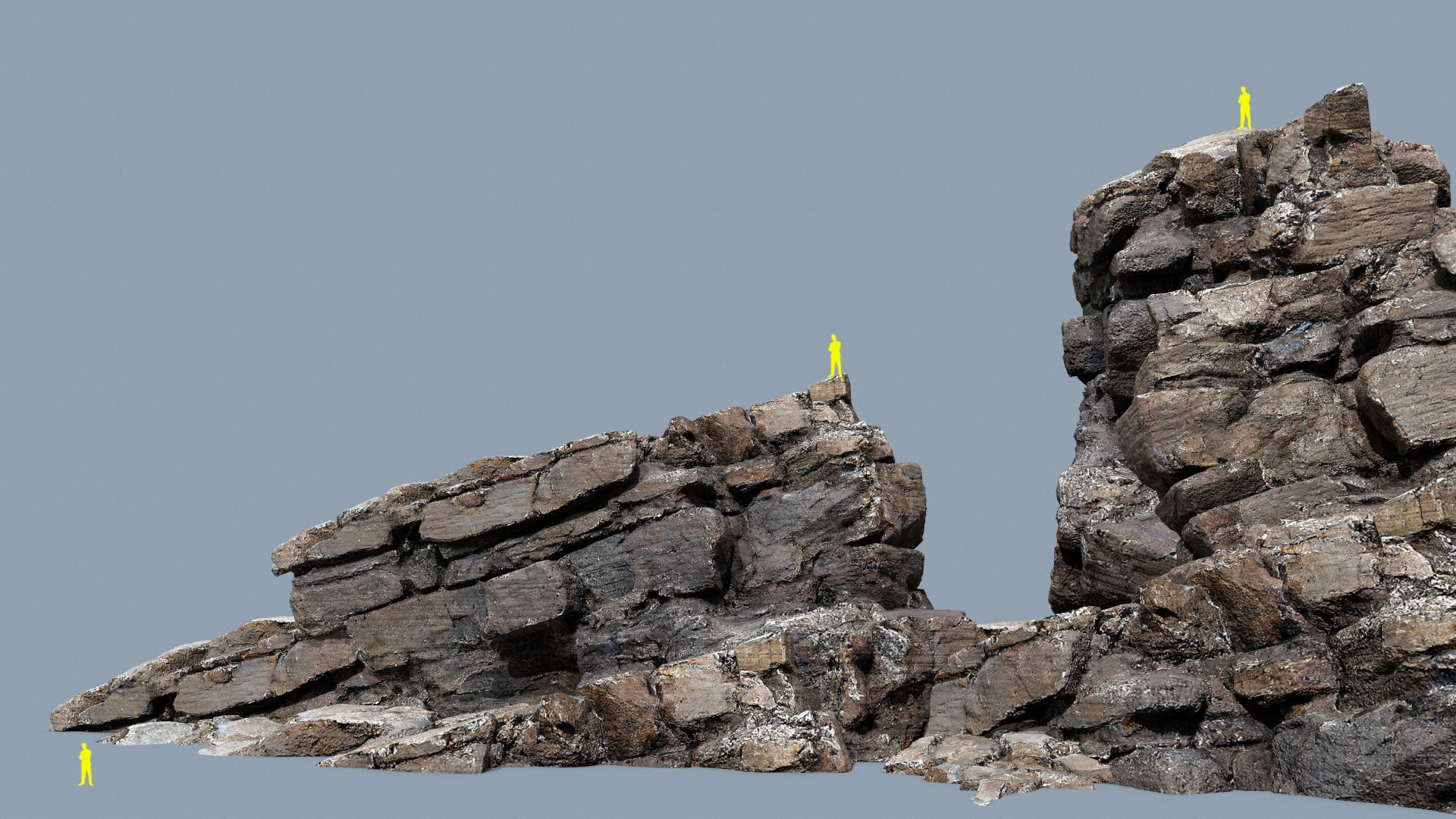 Cliff Rocks 3D Model - TurboSquid 2206883