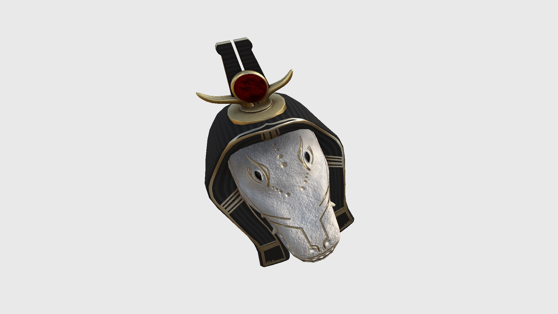 Sobek Mask A06 - Egyptian Gods Character Clothing 3D Model - TurboSquid ...