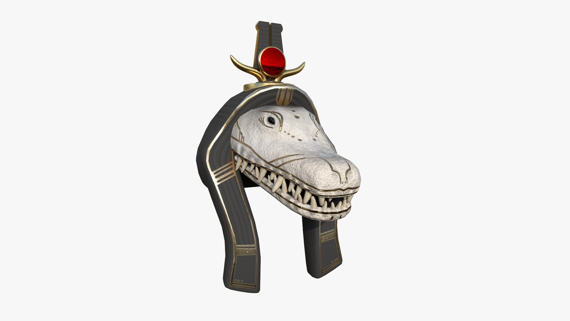 Sobek Mask A06 - Egyptian Gods Character Clothing 3D Model - TurboSquid ...