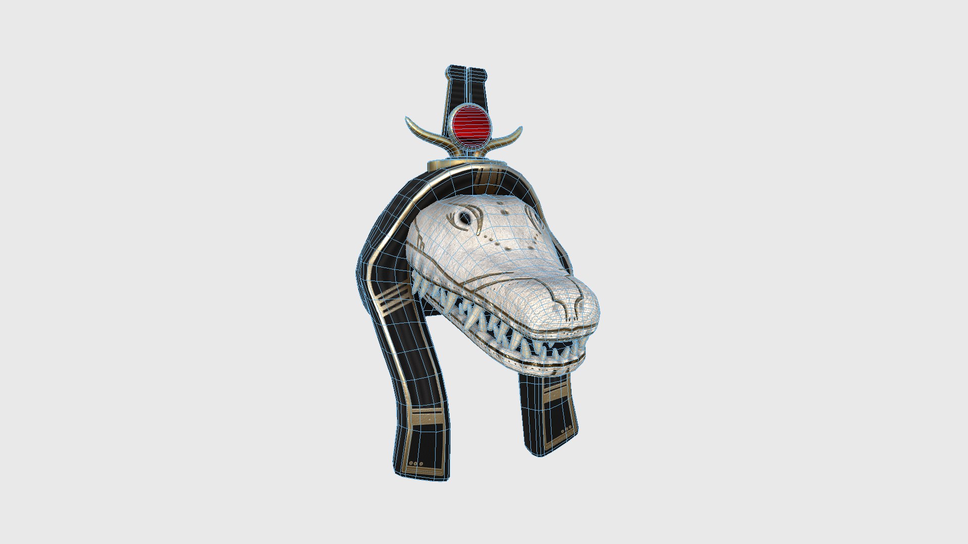 Sobek Mask A06 - Egyptian Gods Character Clothing 3D Model - TurboSquid ...