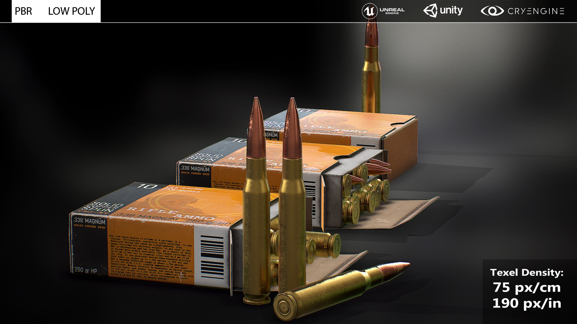 Realistic Sniper Ammo Pack - PBR Game Ready 3D - TurboSquid 1767669